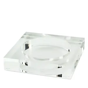 TIZO Lucite Wine Bottle Coaster - Clear