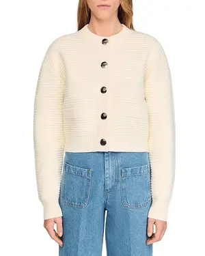 Sandro Ribbed Cardigans For Women