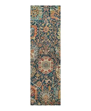 DALYN RUG COMPANY Tabrook Washable Tb10 Runner Area Rug 2'3 X 7'6 - Blue