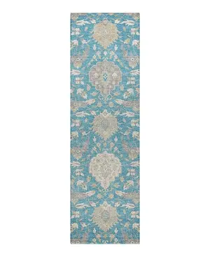 DALYN RUG COMPANY Tabrook Washable Tb4 Runner Area Rug 2'3 X 7'6 - Blue