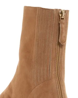 AQUAZZURA Saint Honore Booties - Camel