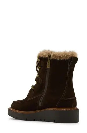 Blondo Monday Waterproof Lace-up Boot - Java Suede