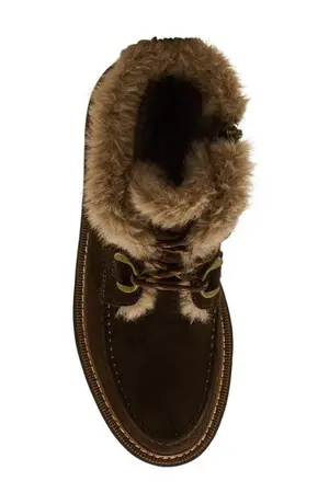 Blondo Monday Waterproof Lace-up Boot - Java Suede