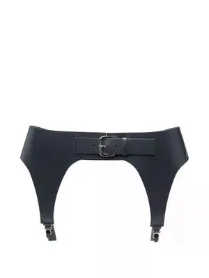 JEAN PAUL GAULTIER Leather Garter Belt - Blue