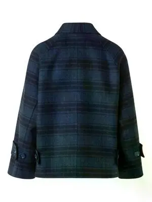 Akris Buttoned Plaid Jacket