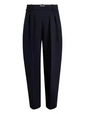 Khaite Button-detailed Pleated Trousers
