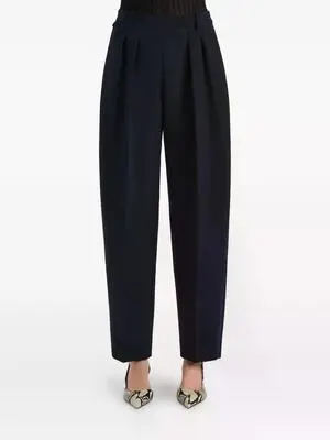 Khaite Button-detailed Pleated Trousers