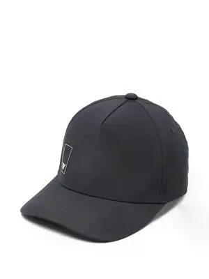 Emporio Armani Adjustable Logo-patch Cap - Black