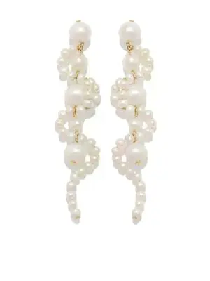 Completedworks 18kt -plated Vermeil Pearl Drop Earrings - Gold