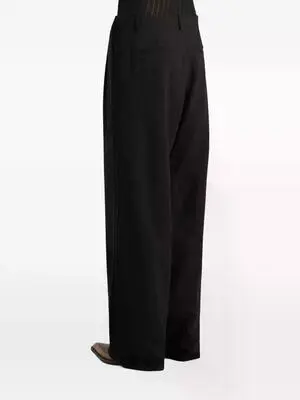 Khaite Belt-loops Pleated Trousers