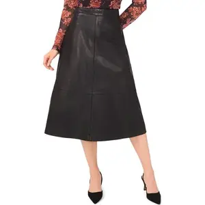 Ted Baker London Leather Flowy Skirt