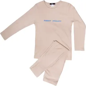 NOGGIWEAR Sweet Dreams Loungewear Set - Beige/light Blue