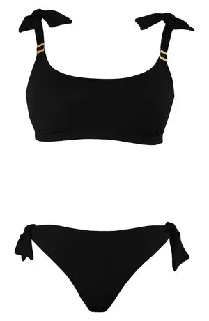CACHE COEUR Maternity Porto Vecchio Bikini - Black