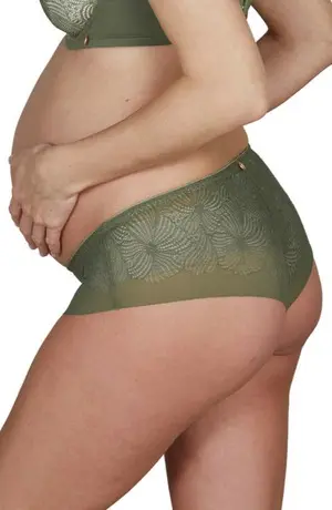 CACHE COEUR Dahlia Maternity Shorty - Khaki