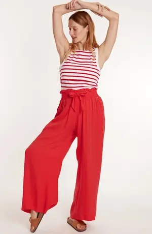 CACHE COEUR Sahel Maternity Pants - Coral