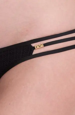 CACHE COEUR Milos Triangle Maternity Bikini - Black
