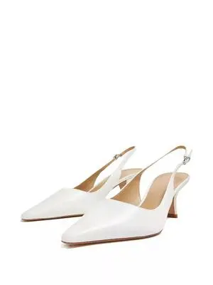 Sam Edelman 60mm Bianka Slingback Pumps - White