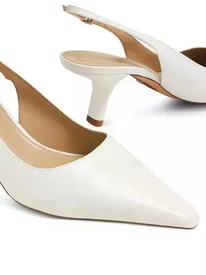 Sam Edelman 60mm Bianka Slingback Pumps - White