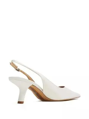 Sam Edelman 60mm Bianka Slingback Pumps - White