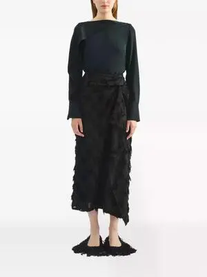 Erdem Draped Midi Skirt