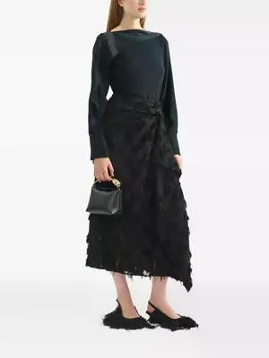 Erdem Draped Midi Skirt