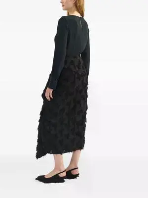 Erdem Draped Midi Skirt