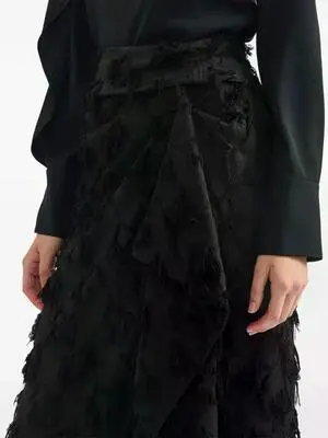 Erdem Draped Midi Skirt
