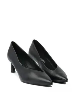 HALMANERA 50mm Leather Heeled Pumps