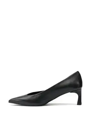 HALMANERA 50mm Leather Heeled Pumps