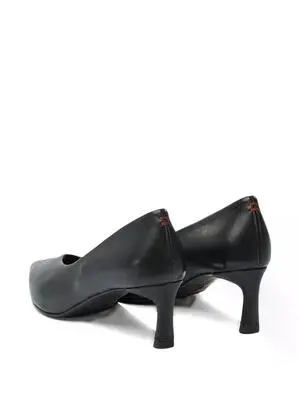 HALMANERA 50mm Leather Heeled Pumps