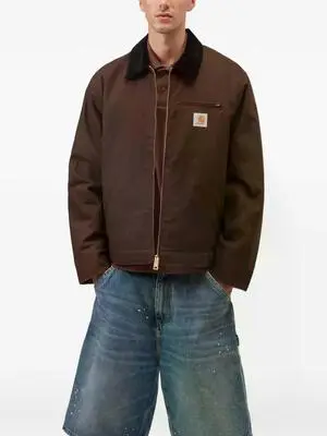 Carhartt Work In Progress Detroit Corduroy-collar Jacket - Brown