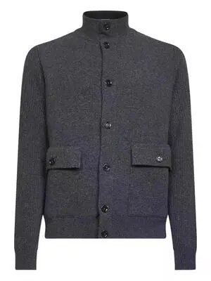 LARDINI Wool Blend Shirt Jacket