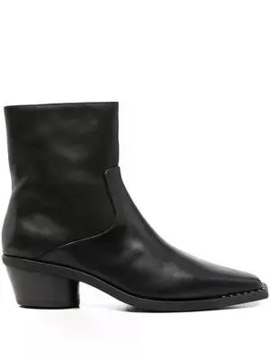 Ash Hasley Leather Ankle Boots