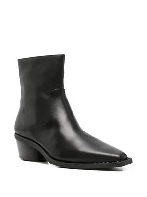 Ash Hasley Leather Ankle Boots