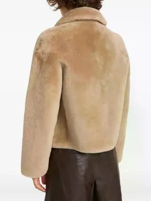 YVES SALOMON Shearling Jacket - Neutrals