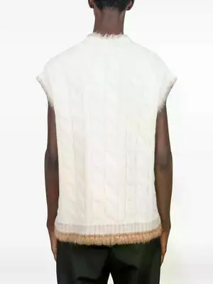Lacoste Wool Cable-knit Vest
