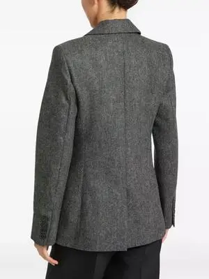 YVES SALOMON Double-breasted Fitted Jacket