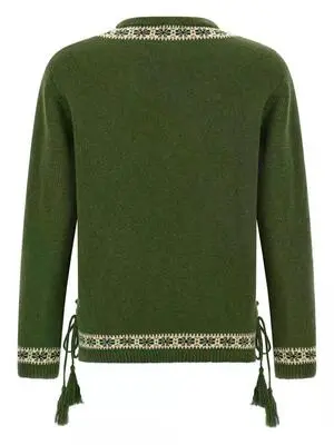BODE Jacquard Fair-isle Sweater - Green