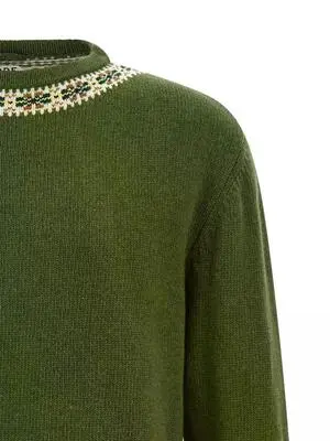 BODE Jacquard Fair-isle Sweater - Green