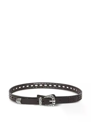 Etro Leather Belt - Black