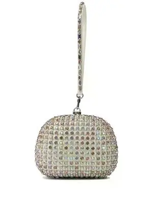 SELF-PORTRAIT Crystal-embellished Clutch