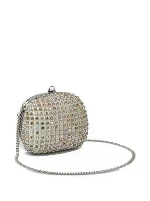 SELF-PORTRAIT Crystal-embellished Clutch