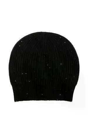 Antonelli Firenze Sequin-embellished Beanie - Black