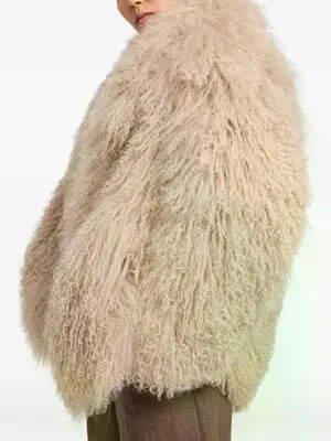 YVES SALOMON Shearling Jacket - Neutrals