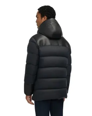 Pajar Faux Shearling Puffer Parka With Fixed Hood