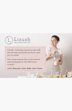 LIZUSH Reviving Set With Shea Butter And Body Scrub
