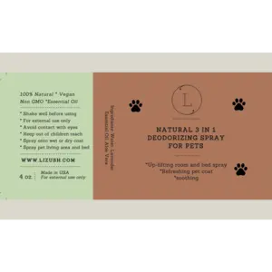 LIZUSH Natural Pet Coat Protector Powder - None