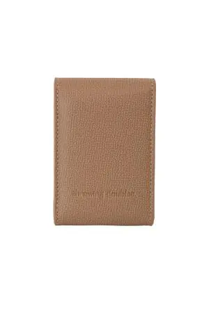 THROWING DOUBLES The Marrakesh Leather Playing Card Set In Beige