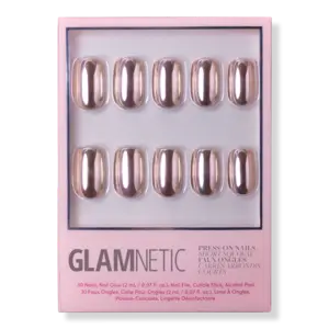 GLAMNETIC Rose Gold Press-on Nails - One-color