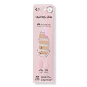 DASHING DIVA Glaze Design, Semi-cured Gel Nail Strips - Magnificence
